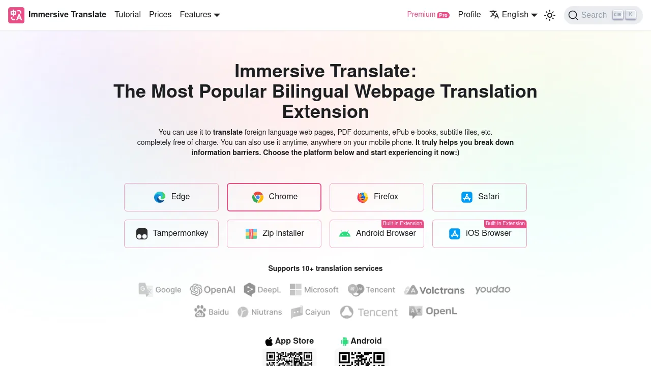 Immersive Translate - BestofAI
